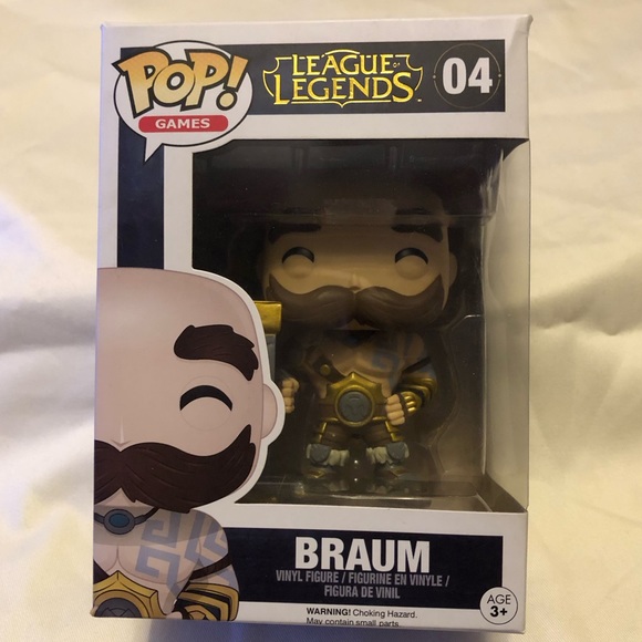 Funko | Toys | Pop Games League Of Legends 4 Braum Funko Vinyl Figure ...